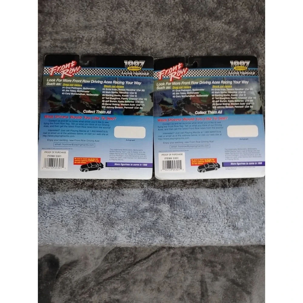 Toys | Front Row Racing Figurines 1997 Mcdonalds Racing Team Jim Yates ...